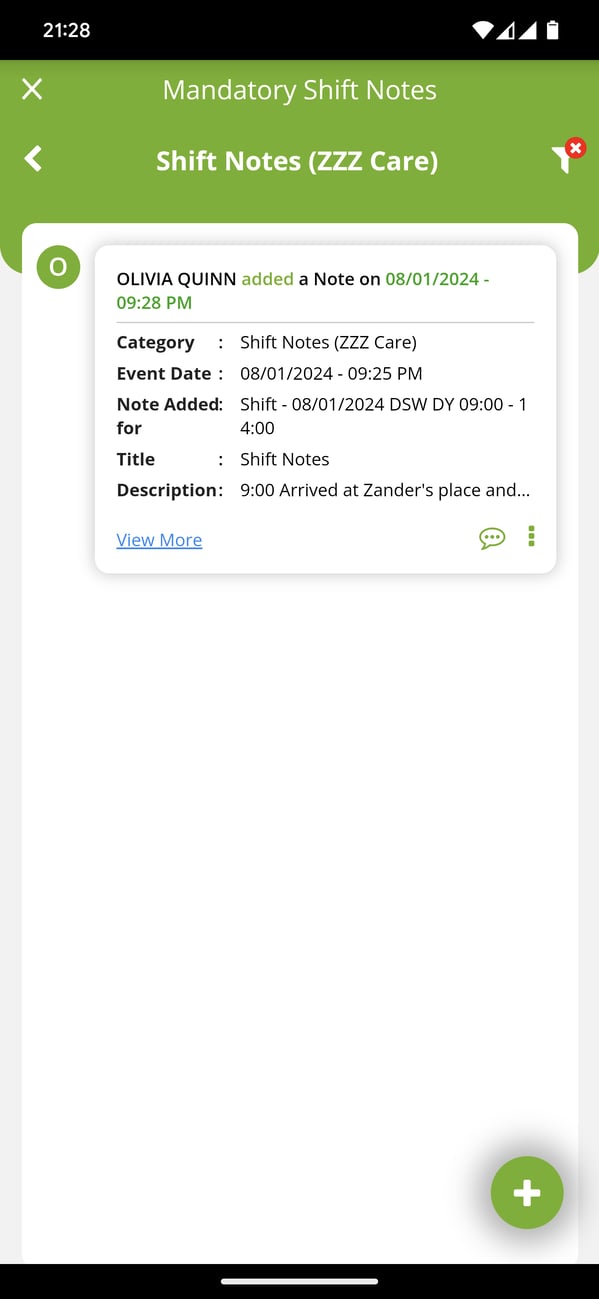Member Guide - Submitting a Timesheet